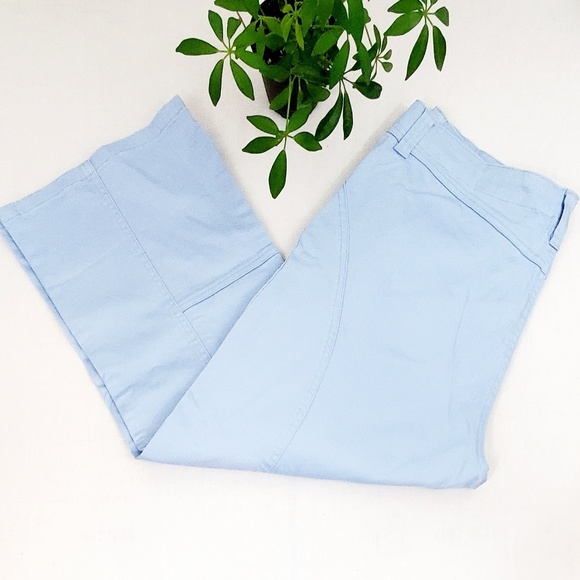 motto | Pants & Jumpsuits | Motto Light Blue Capri Pants 2 Pocket ...